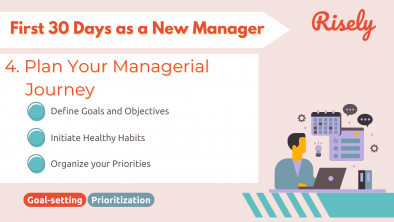 Roadmap to the First 30 Days as a New Manager: 14 Things to do - Risely