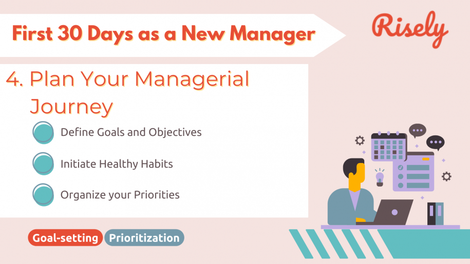 Roadmap to the First 30 Days as a New Manager: 14 Things to do - Risely